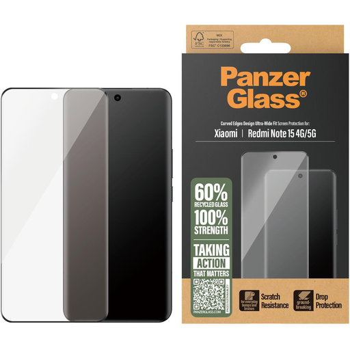 PanzerGlass Xiaomi Redmi Note 15 5G Ultra Wide Fit